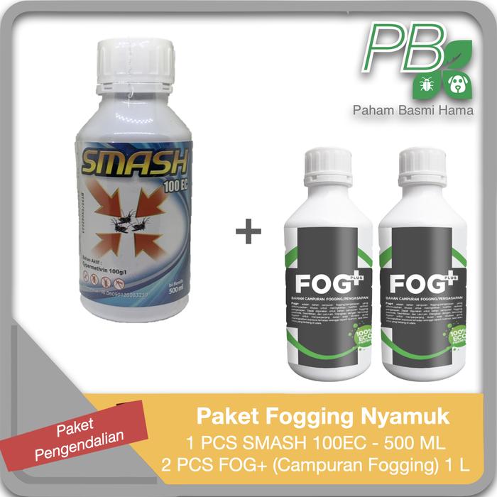 Promo Paket Fogging Nyamuk - 1 PCS Smash 500 ML + 2 PCS Fog Plus 1 L - Jakarta Selatan - Paham ...