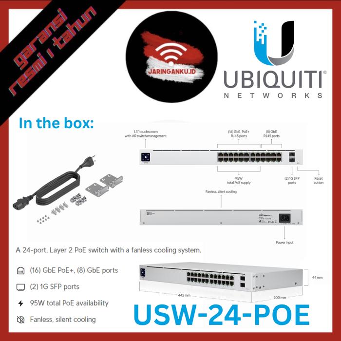 Jual UBIQUITI USW-24-POE Gen2 / USW-24-PoE Gen 2 - Jakarta Pusat ...