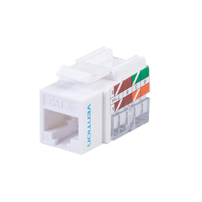 Jual Konektor RJ45 Vention Cat 5e/6 Modular - Cat.6, 90 Degree - IPD ...