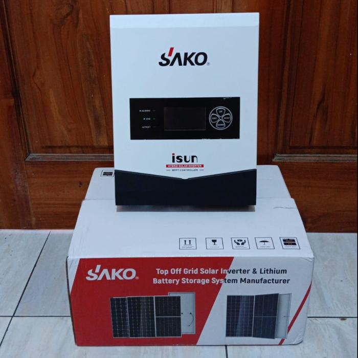 Jual SAKO Hybrid Inverter Panel Surya 3000 Watt Plus SCC MPPT - Modul ...