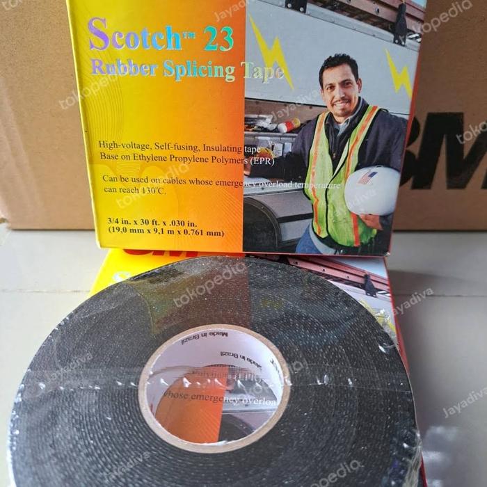 Jual 3M SCOTCH 23 ISOLASI LISTRIK / RUBBER SPLICING TAPE - Jakarta ...