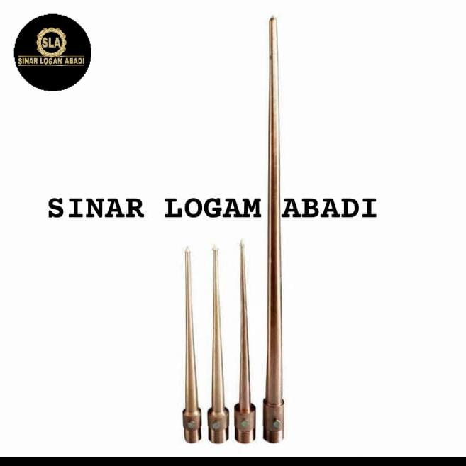 Jual Splitzen Tombak Anti Petir 1inch x 30cm / Tombak Tembaga Anti ...