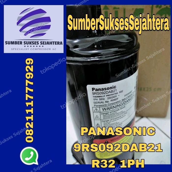 Jual KOMPRESOR AC COMPRESSOR PANASONIC 9RS092/9RS092DAB21 1PK R32 ...