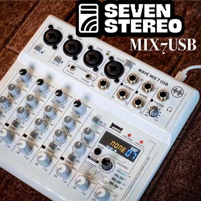Jual Wave Mix7usb Mini Mixer With Usb Audio Interface Di Seller Zenin ...