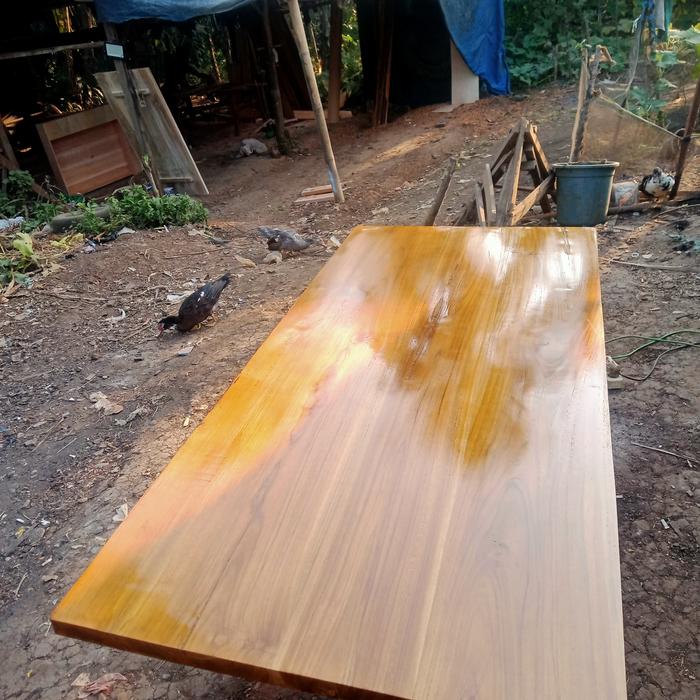 Jual top table kayu jati ukuran 60x160 - Kab. Lebak - MULTI_KAYU ...