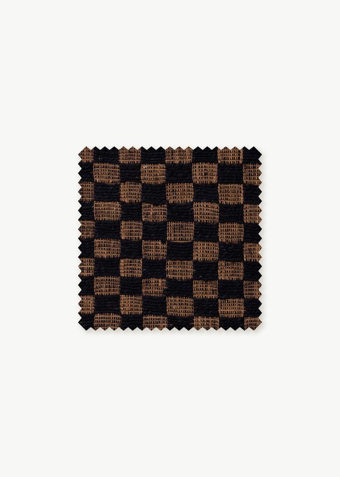 Jual GL006--Kain Kotak-kotak Cacah Gori — Hitam & Coklat - Meter - Jakarta Utara - Lana Daya ...