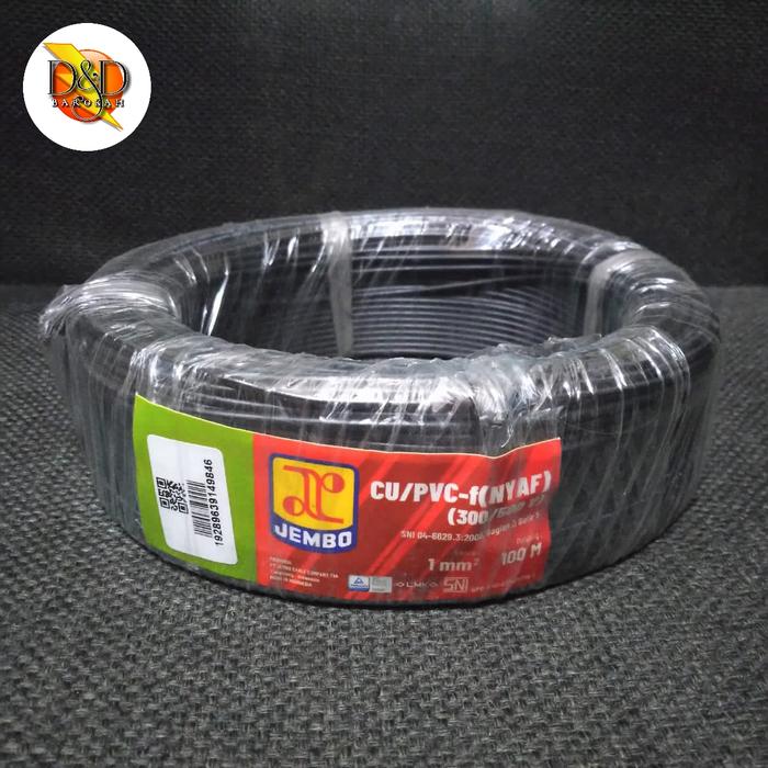 Jual Kabel Serabut NYAF 1X 1mm JEMBO 100 meter Hitam - Jakarta Pusat ...