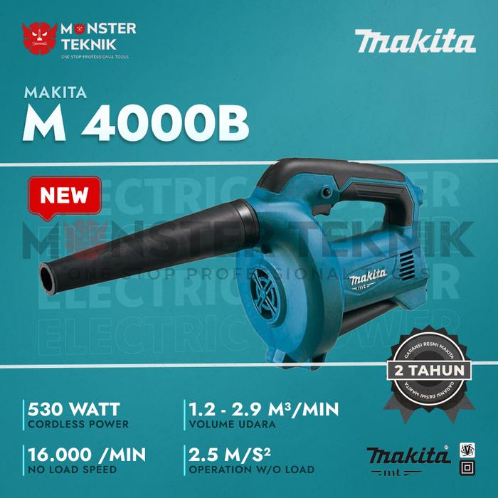 Jual Mesin Blower Makita M 4000B Electric Blower Variable Speed 530W ...