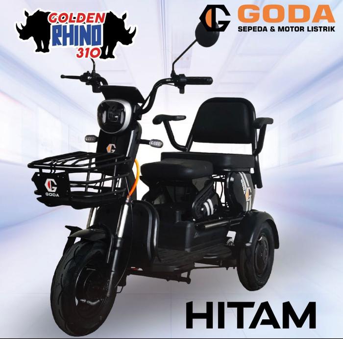 Jual Sepeda Motor Listrik Roda 3 Rhino 310 Goda Maleo 3 Bangku ...