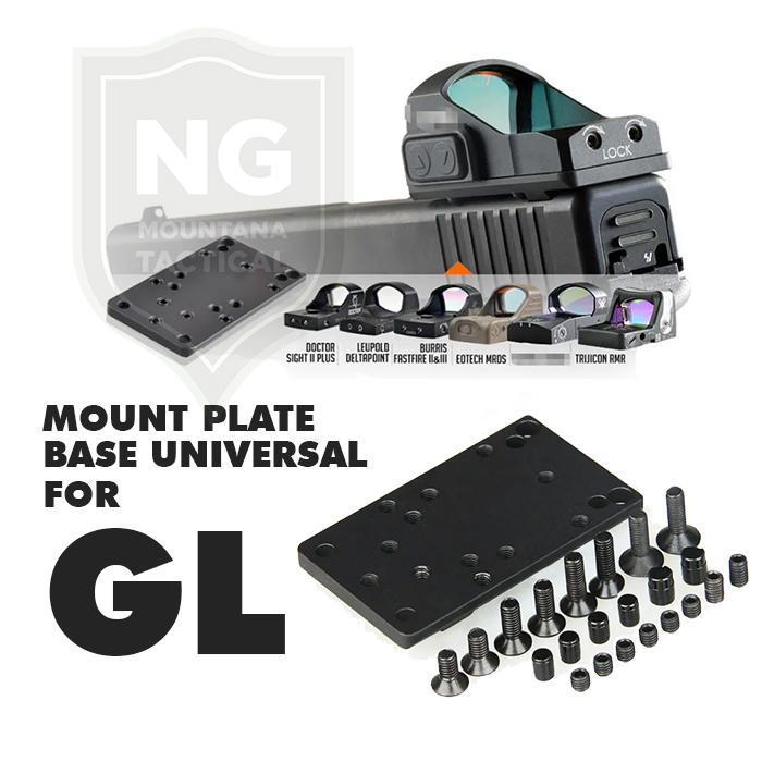 Jual Universal Mount Plate Base Red Dot Optics Sight Mount RMR For GL ...