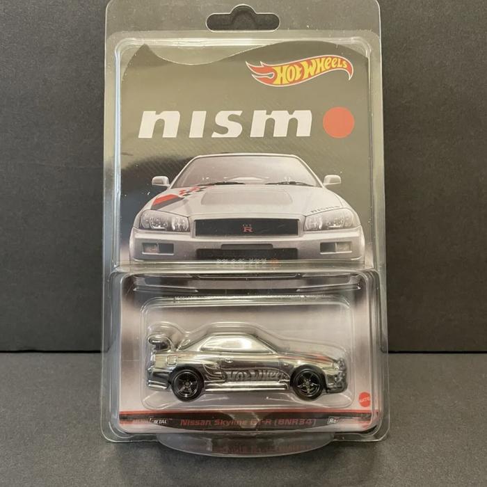 Jual Hotwheels RLC Nissan Skyline GT-R R34 BNR34 Silver Chrome Nismo ...