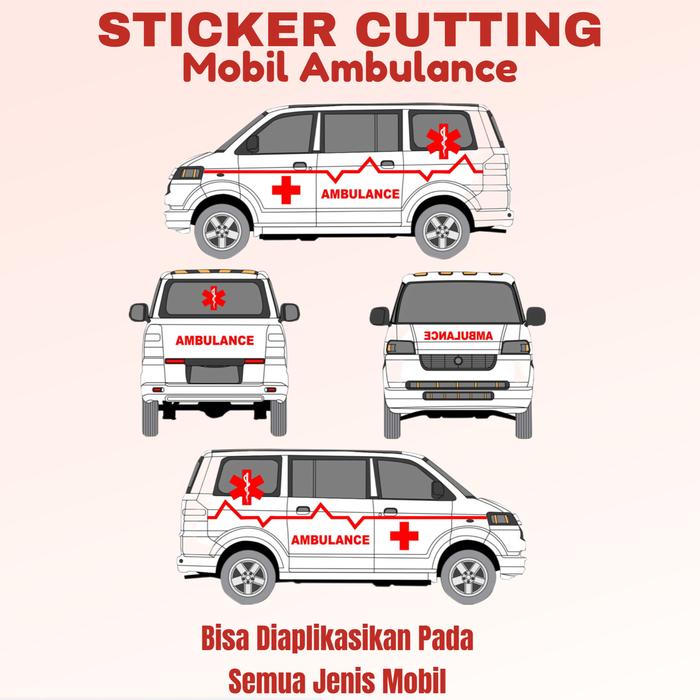 Jual Stiker Mobil Ambulance Apv Simple Keren - Kab. Tasikmalaya - Polet ...