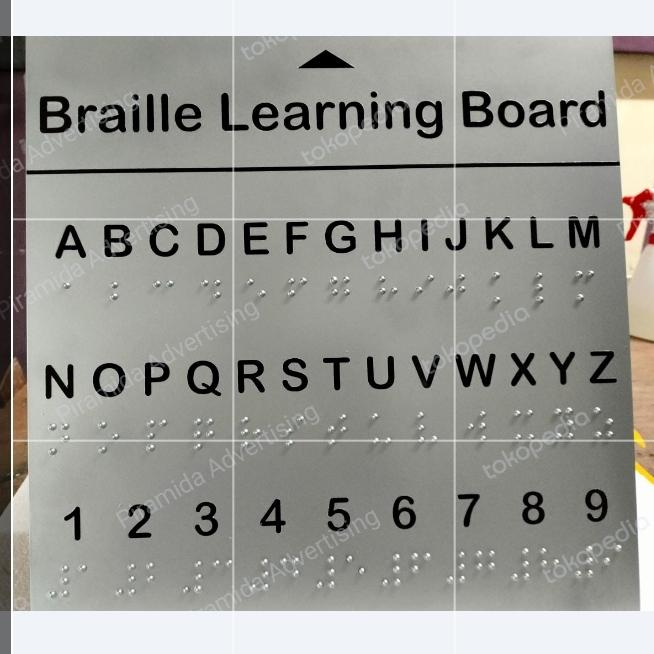Jual angka Braille Board Papan Braile Tuna Netra Low Vision - Kota ...