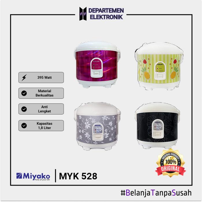 Jual Miyako MCM 528 Magic Com 1.8 Liter 3in1 395 Watt - Kota Tangerang ...