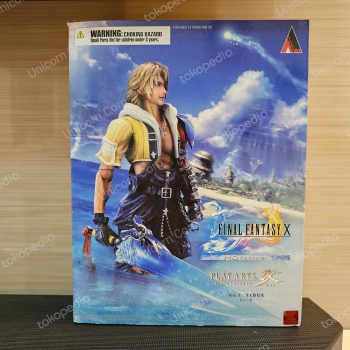 Jual Play Arts Kai Final Fantasy X Tidus FF X ORIGINAL PAK FF 10 FF10 ...