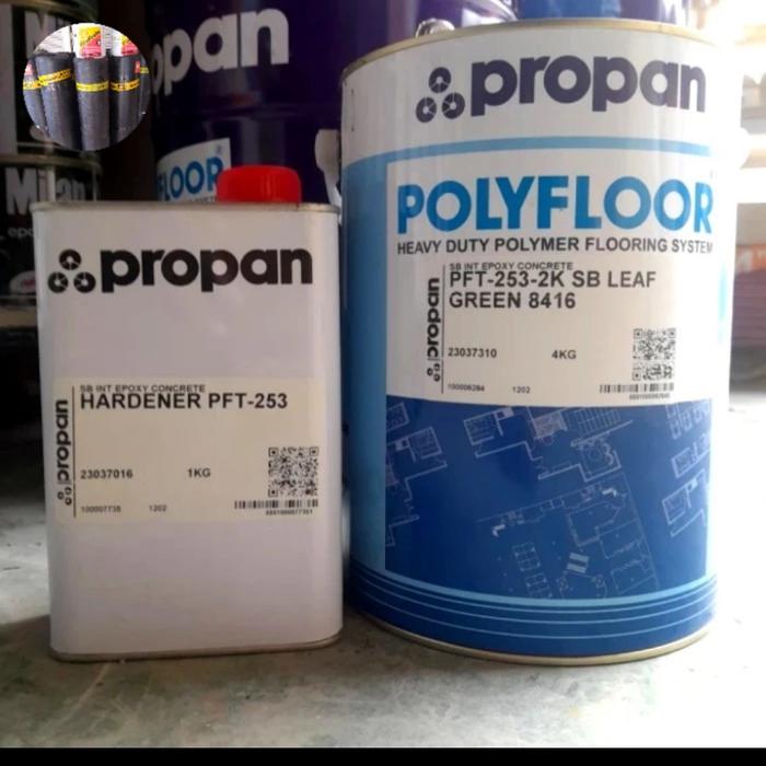 Jual Propan Polyfloor Epoxy Lantai PFT-253-2K SB 5kgset Laef Green ...