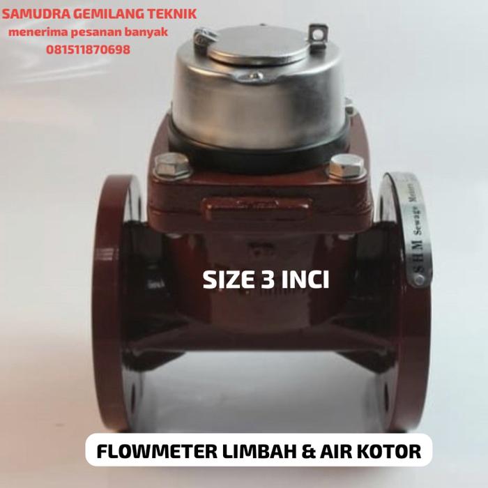 Jual Flowmeter air limbah-Flow meter air Kotor-Flow meter air panas 3 ...