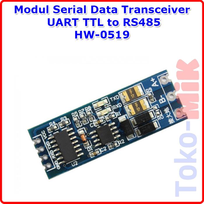 Jual HW-0519 Modul RS-485 Serial Data Transceiver UART TTL to RS485 ...