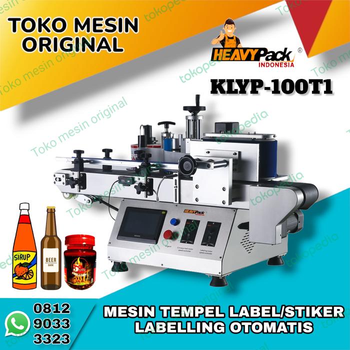 Jual Mesin Tempel Label/Stiker Otomatis Labelling KLYP-100T1 HEAVYPACK ...