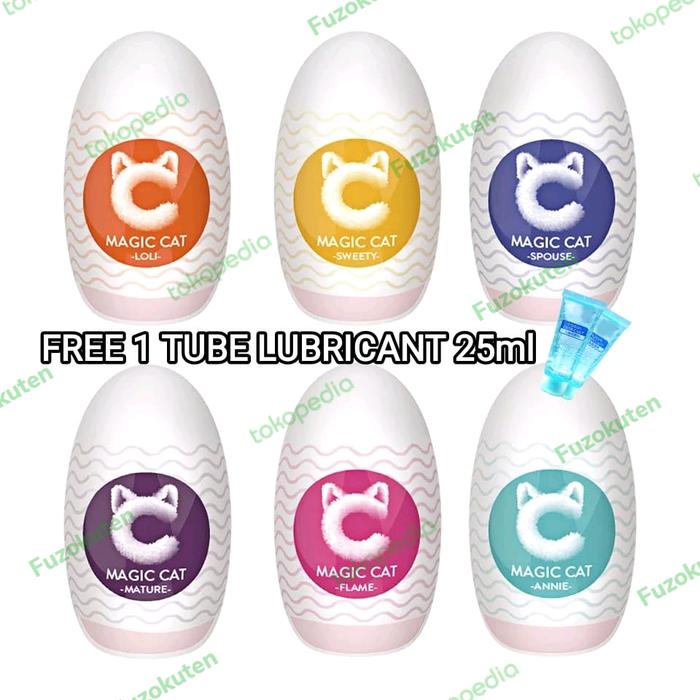 Jual Magic Cat Egg Cup Reuseable Alat Pijat Pria Dewasa Tenga Snail ...