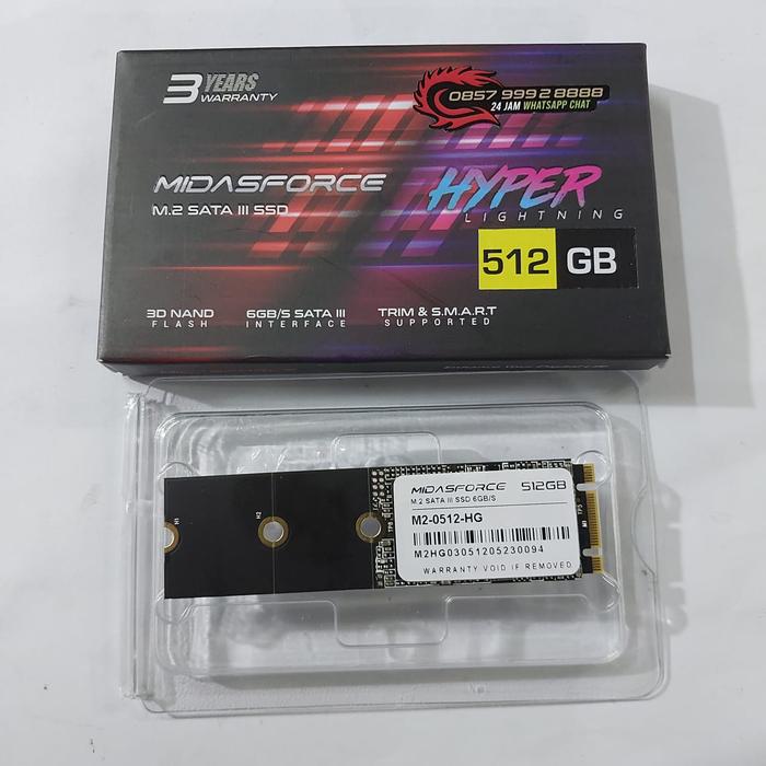 Jual ssd m2 512gb midasforce M.2 2240 2260 2280 - Jakarta Pusat ...