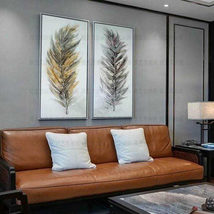 Jual lukisan abstrak panel modern dekoratif art - Kab. Bandung ...