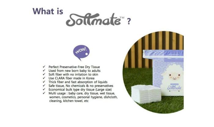 Jual Softmate Premium Wipes Portable Tissue Made In Korea Soft Mate ...
