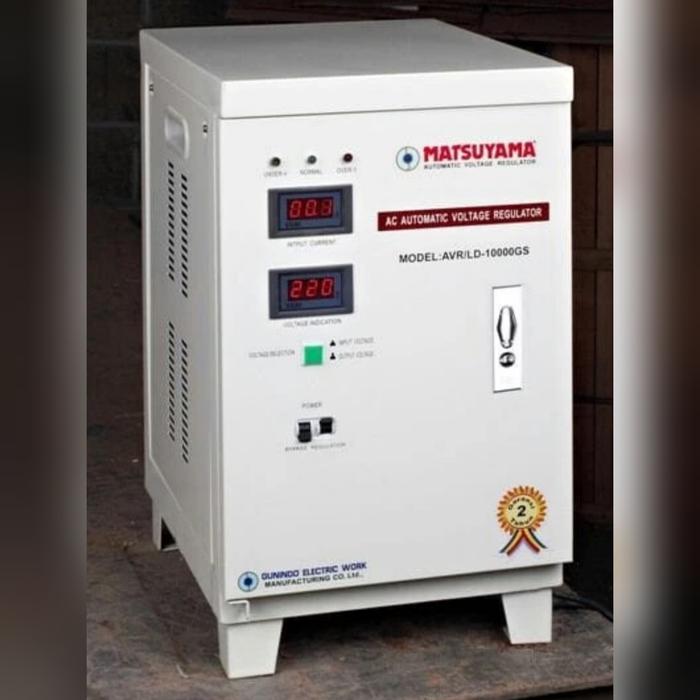 Jual Stavolt Matsuyama 10KVA 1P SKD Stabilizer Stavol 10 KVA AVR/LD ...