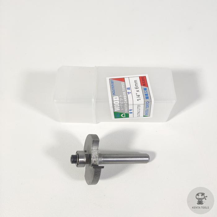 Jual Mata Sloting Bit 1/4" 6mm untuk Mesin Profil Kayu Wood Trimmer ...