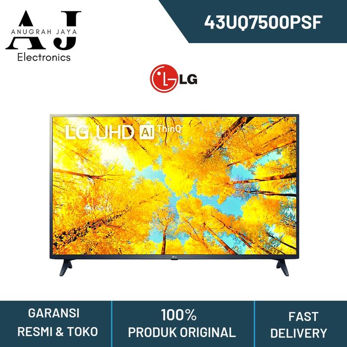 Jual LG smart TV 43 Inch UHD 4K HDR ThinQ AI LG 43UQ7500 | 43UQ7500PSF ...