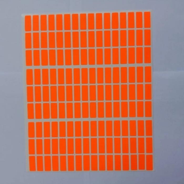 Jual Label T&J No 112 warna Fluorescent / Label stiker TNJ 112 Warna ...