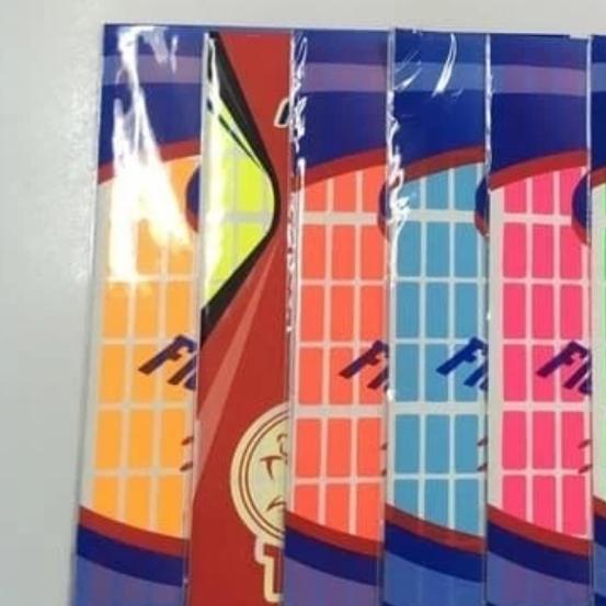 Jual Label T&J No 112 warna Fluorescent / Label stiker TNJ 112 Warna ...