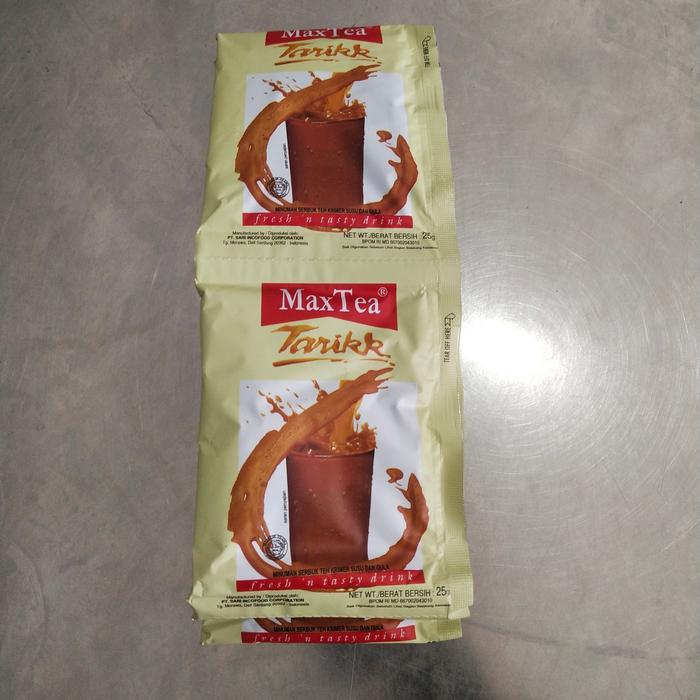 Jual maxtea teh tarik 10 sachet - Kota Medan - MMTC FROZEN FOOD | Tokopedia