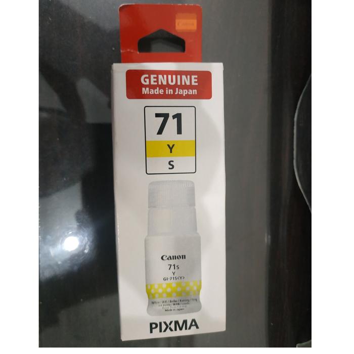 Jual TINTA CANON GI 71S YELLOW/71s yellow/ GI 71s Y - Kota Medan ...