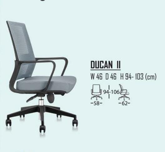 Jual Kursi Kantor Kursi Kerja INDACHI DUCAN II model jaring - Kab ...