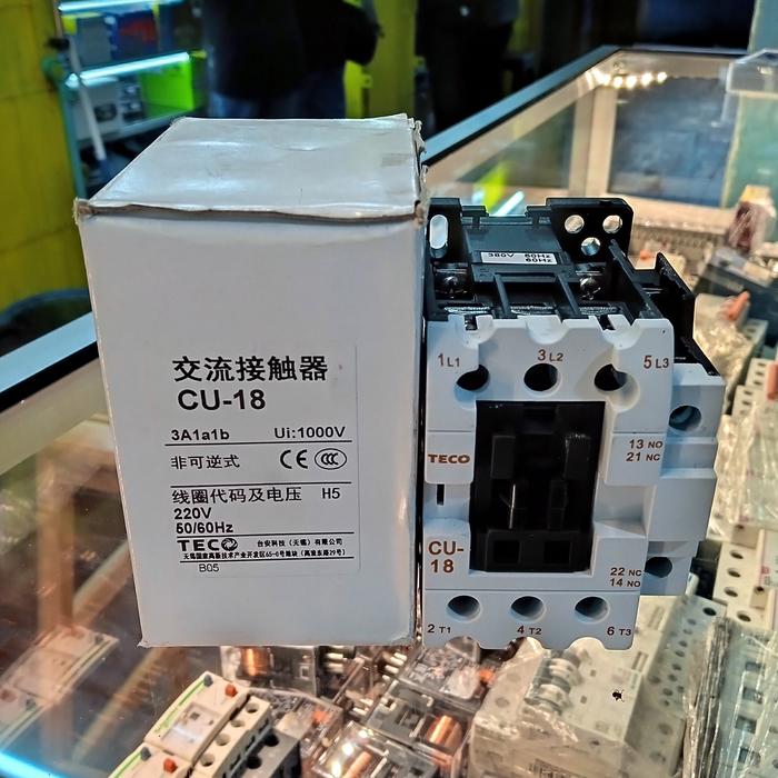 Jual CONTACTOR CU-18 TECO 220V - Kota Bandung - Listrik Jaya Abdi ...