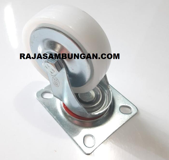 Jual Roda Nylon 2 Inch Hidup Roda Trolley Troli Roda Caster Gerobak ...
