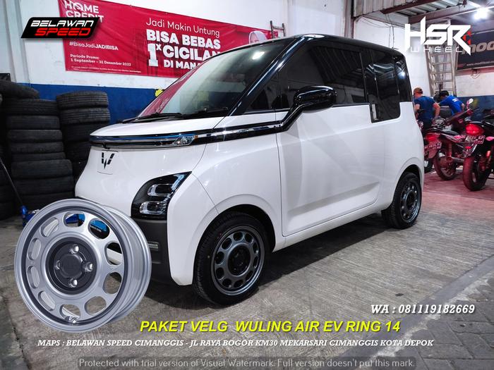 Jual PAKET VELG MOBIL RING 14 WULING AIR EV HSR KLG KALENG PLUS BAN ZEETEX - Kota Depok - HSR ...