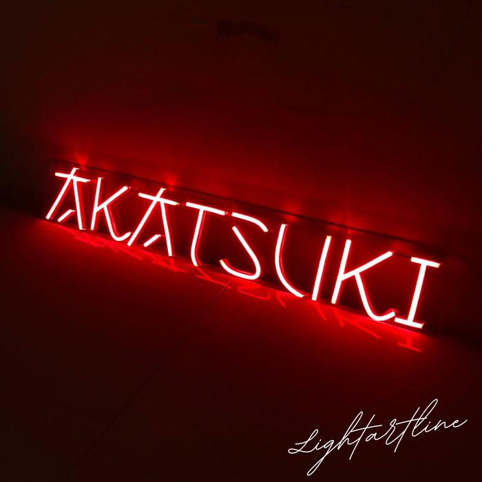 Jual Neon Flex AKATSUKI (Tulisan) - Neon Sign dng Logo AKATSUKI ...