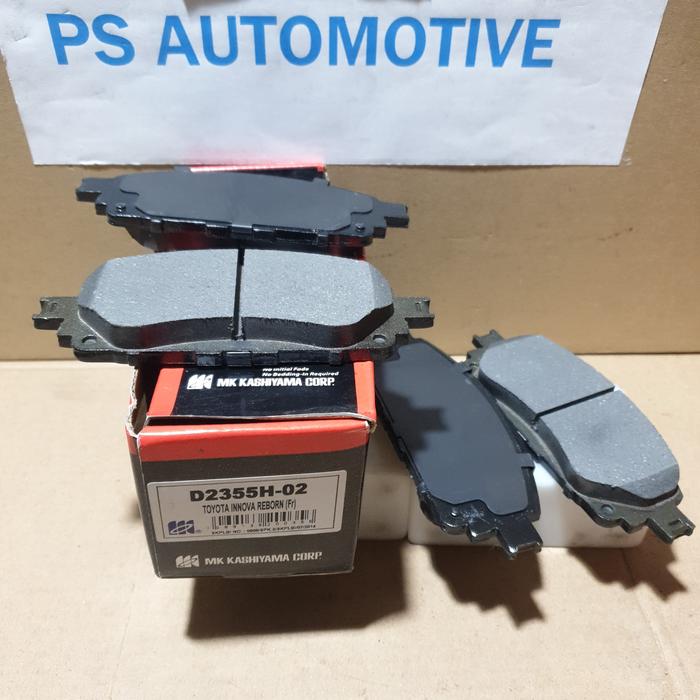 Jual BRAKE PAD TOYOTA INNOVA REBORN MK MERAH CERAMIC FORMULATED D2355H ...