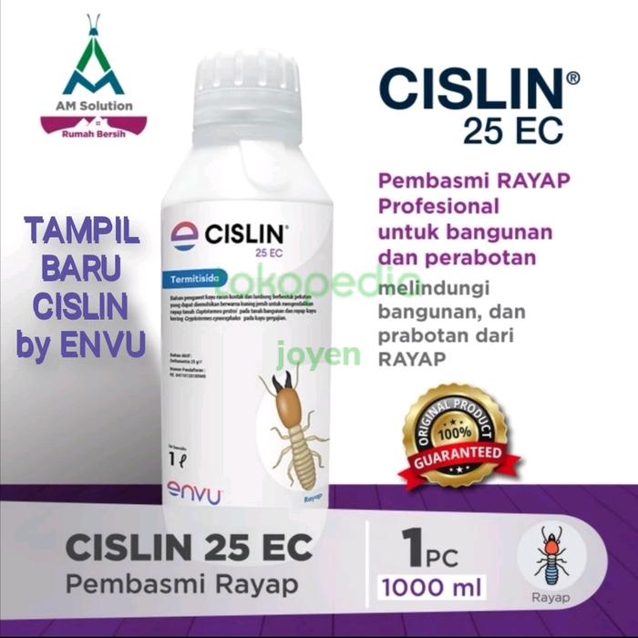Jual CISLIN 25EC 1LT OBAT ANTI RAYAP TANAH & KAYU KERING PRODUKSI BAYER ...