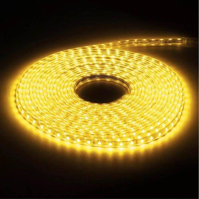 Jual lampu led strip flexible 2835 warm white kuning 3000k 120 mata 5M ...