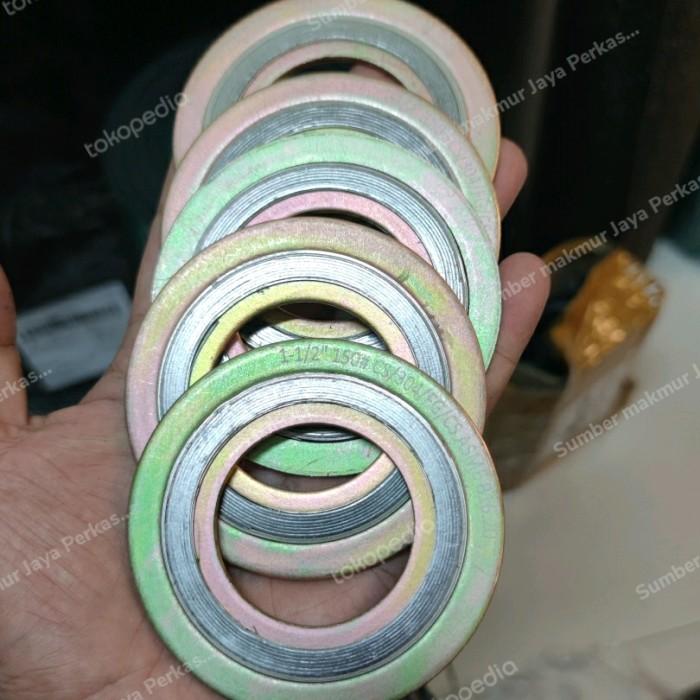 Jual SWG Ansi 150 CS ( Spiral Wound Ansi 150 Carbon Steel ) 11/4" inch ...