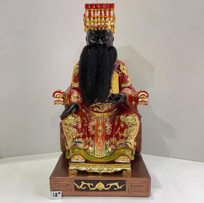 Jual patung dewa giam lo Ong / Yan lo wang / 阎罗王 12in fiber - Jakarta ...