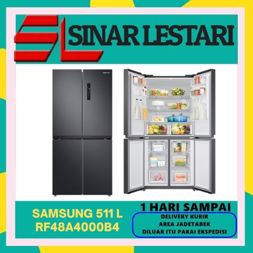 Promo SAMSUNG RF48A4000B4 KULKAS SIDE BY SIDE 4 PINTU 511 L TWIN ...