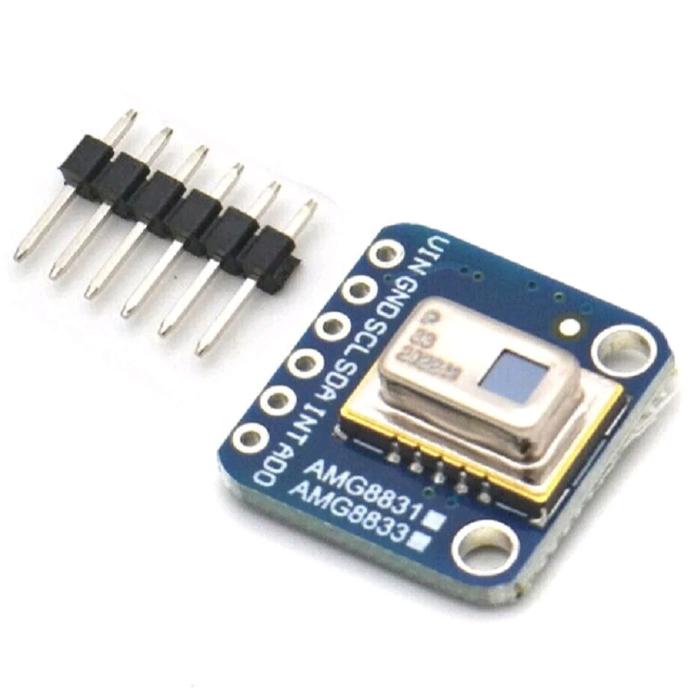 Jual Amg8833 Modul Sensor Suhu Thermal Imager Array IR 8x8 Raspberry Pi ...