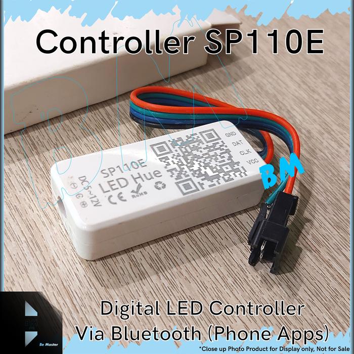 Jual SP110E LED Controller Bluetooth WS2812 WS2812B kontroler RGB ...