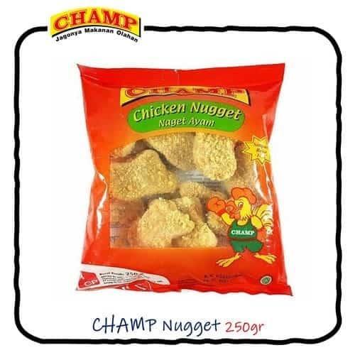 Harga Champ Nugget Chicken Nugget 250 gr hari ini Kamis, 6 Jun 2024 15. ...