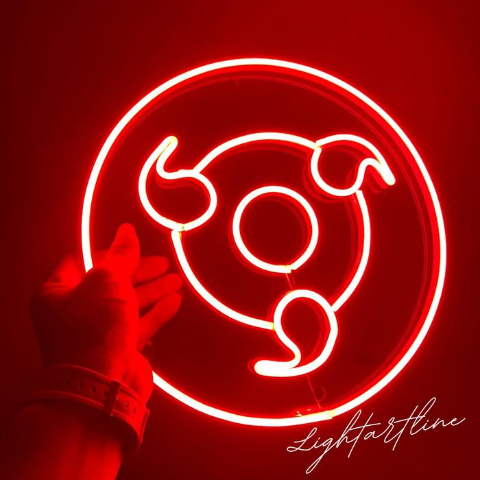 Jual Neon Flex SHARINGAN - lampu SHARINGAN - Neon Sign dengan Logo ...