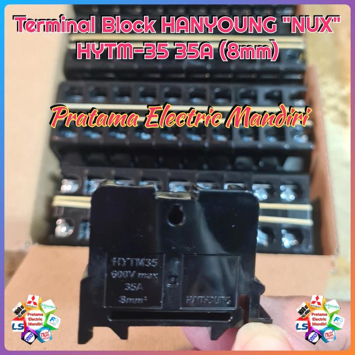 Jual HANYOUNG NUX Terminal Block Blok HYTM-35A 600V HYTM35A HYTM 35A ...
